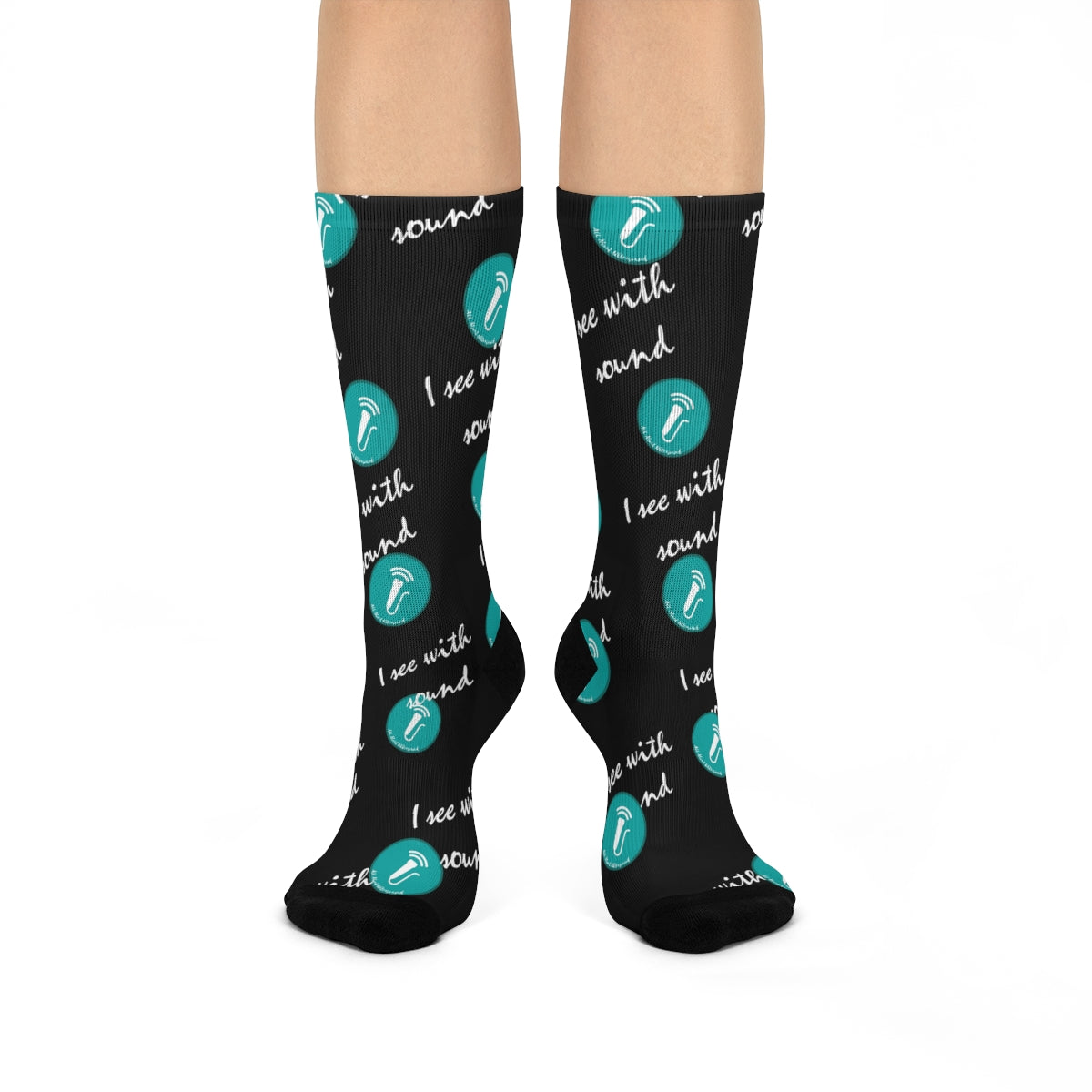 Echomoji Crew Socks - I See With Sound – All About Ultrasound
