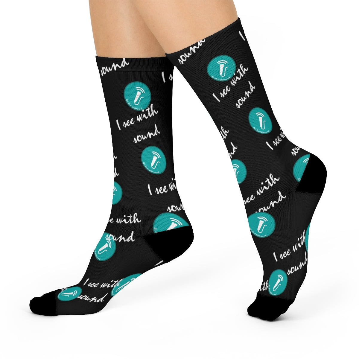 Echomoji Crew Socks - I See With Sound – All About Ultrasound